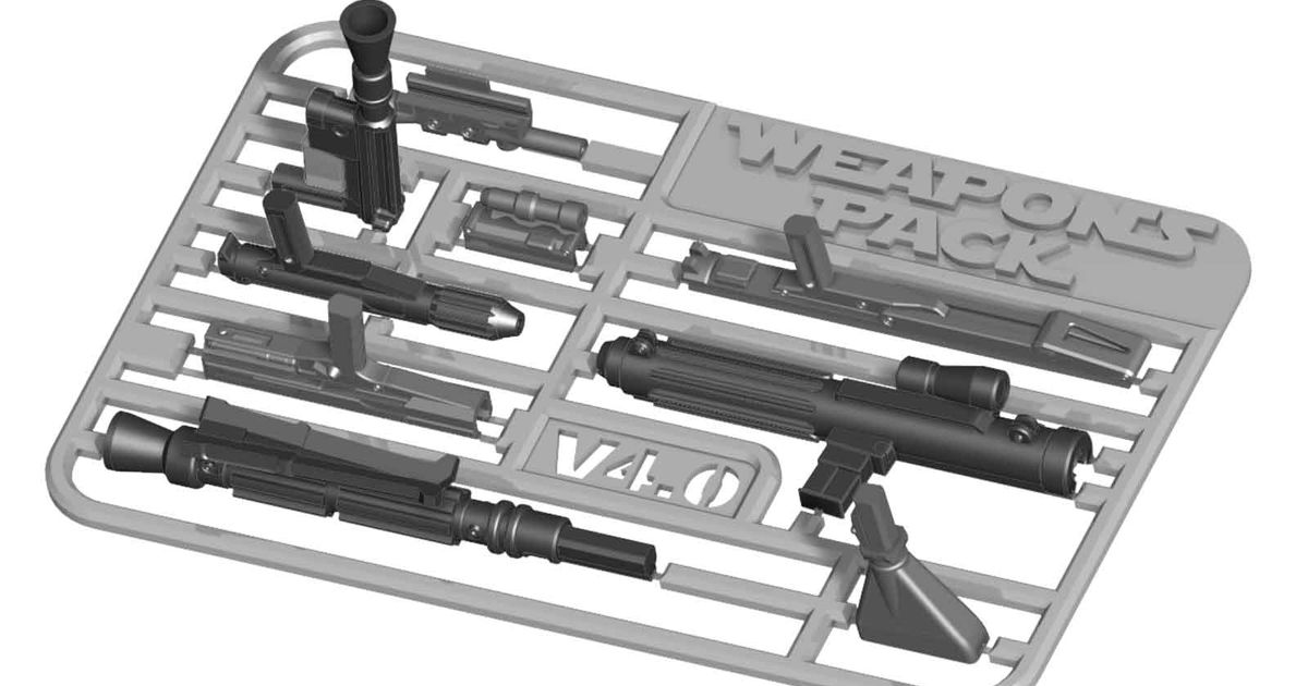 Dummy 13 Weapons Pack V4.0 (Star Wars / Sci-Fi Inspired Weapons) by ...