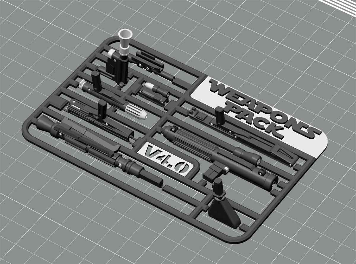 Dummy 13 Weapons Pack V4.0 (Star Wars / Sci-Fi Inspired Weapons) par ...