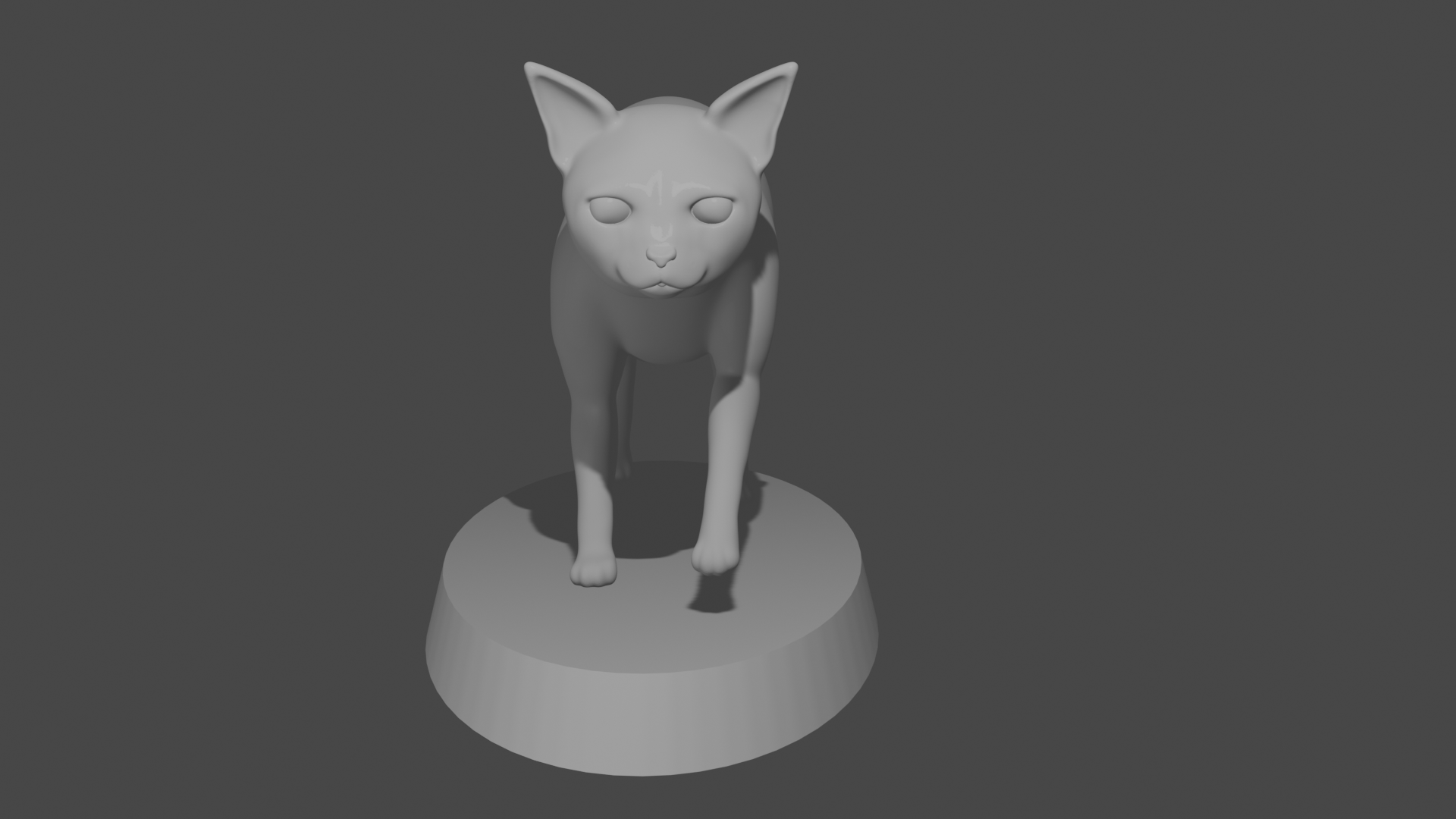Walking cat miniature by MrKoatl | Download free STL model | Printables.com