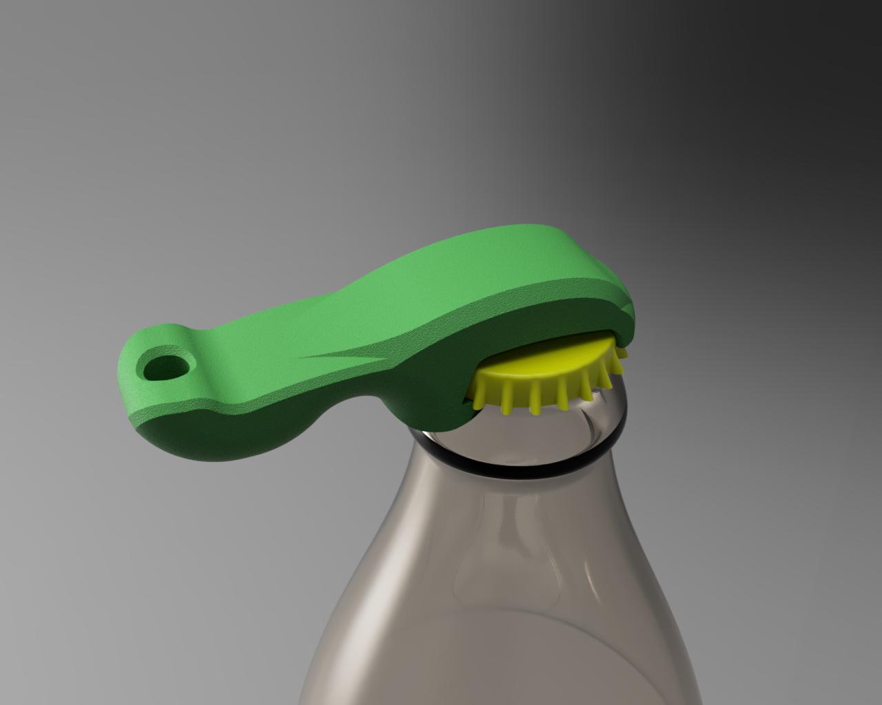 Bottle opener (Reinforced) by RCFD | Download free STL model ...
