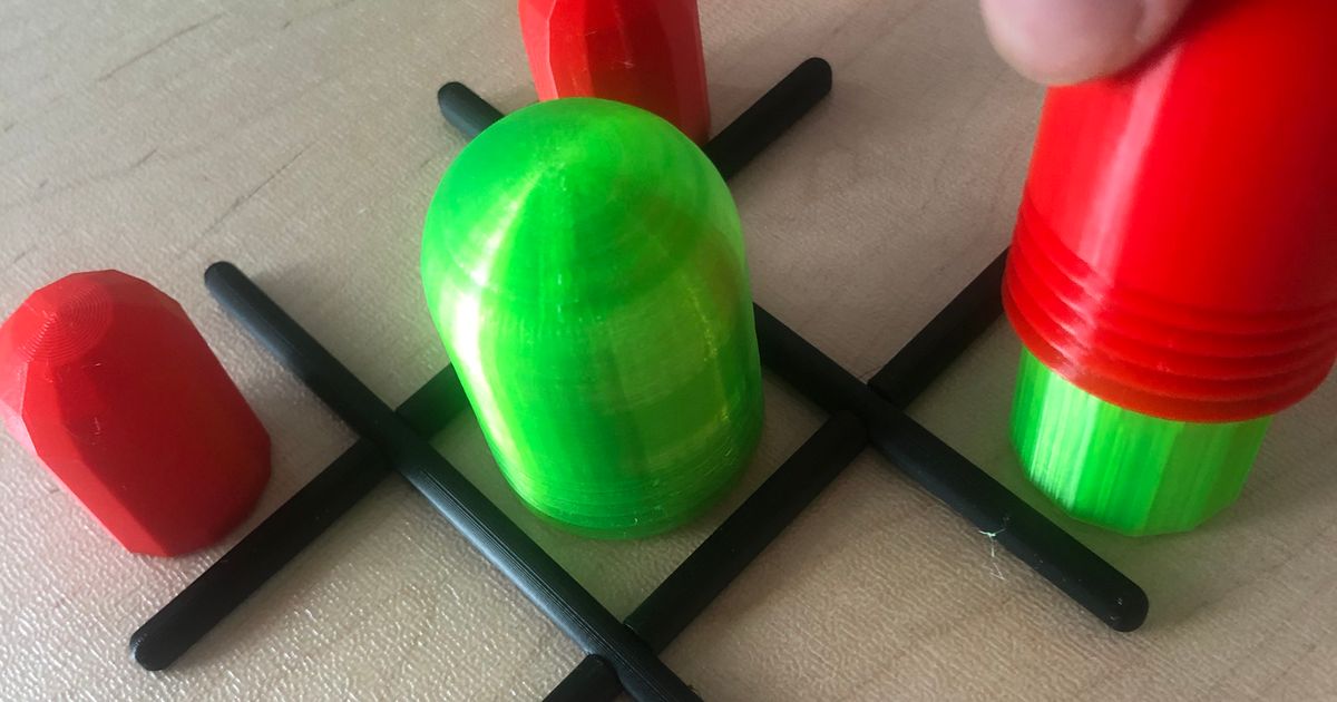 3D Tic-Tac-Toe by nortmann_c | Download free STL model | Printables.com