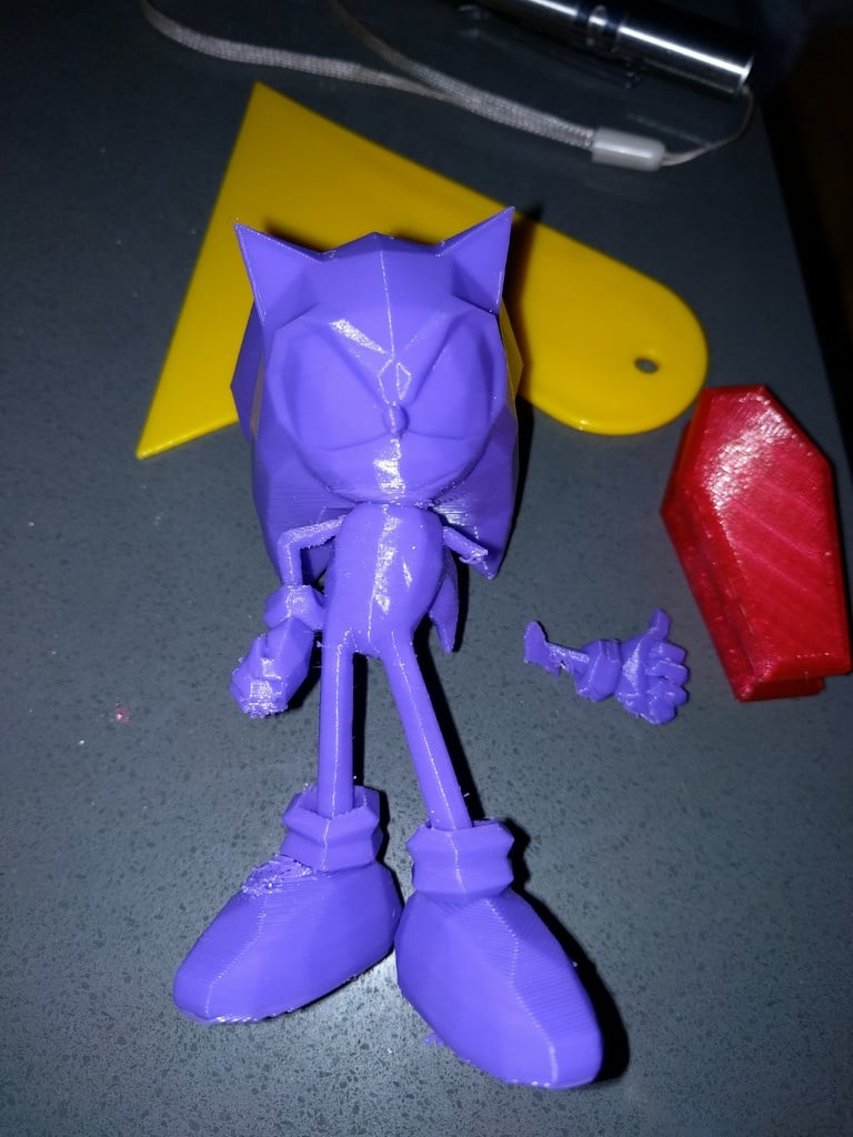 Sonic the Hedgehog - Low Poly by LenK13 | Download free STL model ...