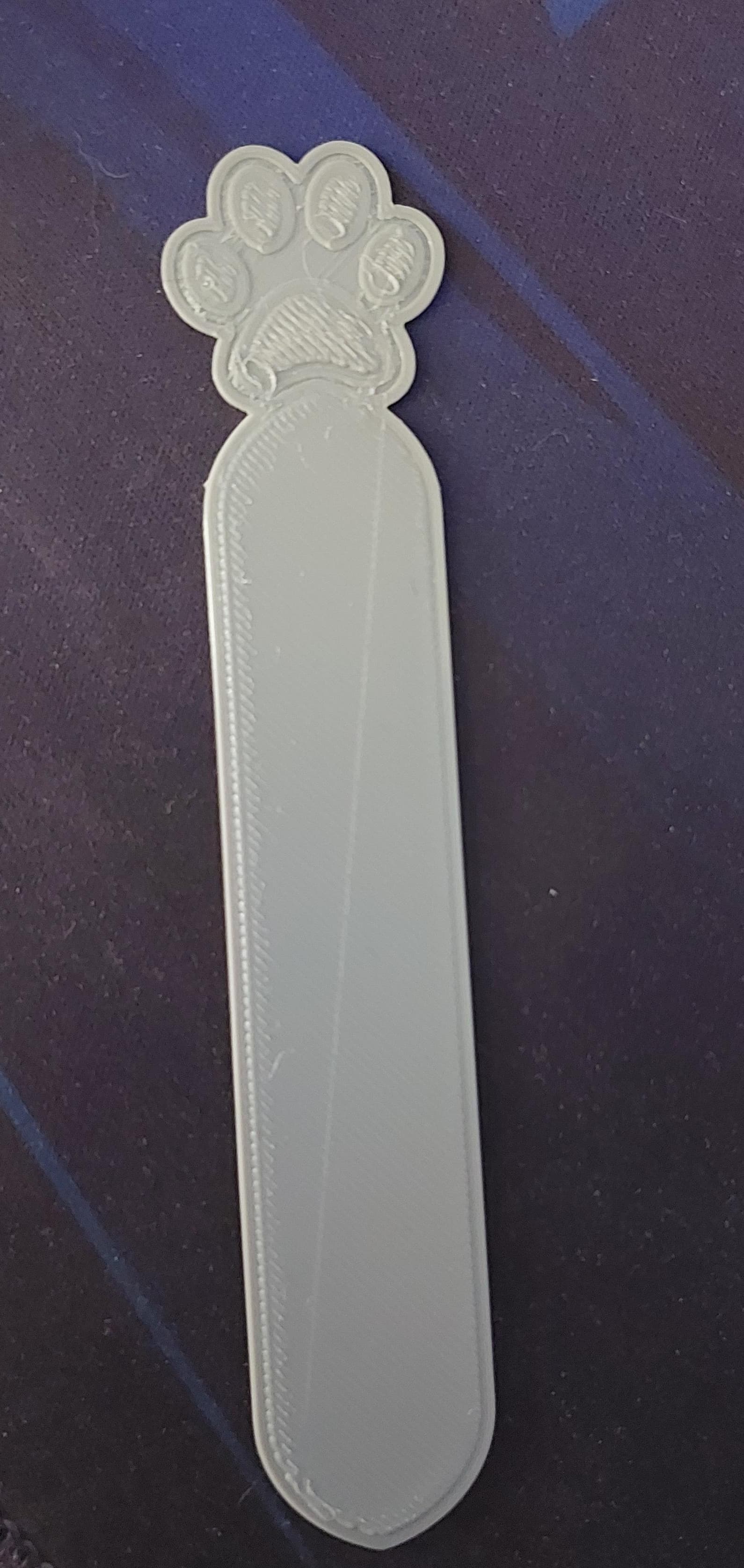 Cat Paw Bookmark No slit by Kayd Martin | Download free STL model ...