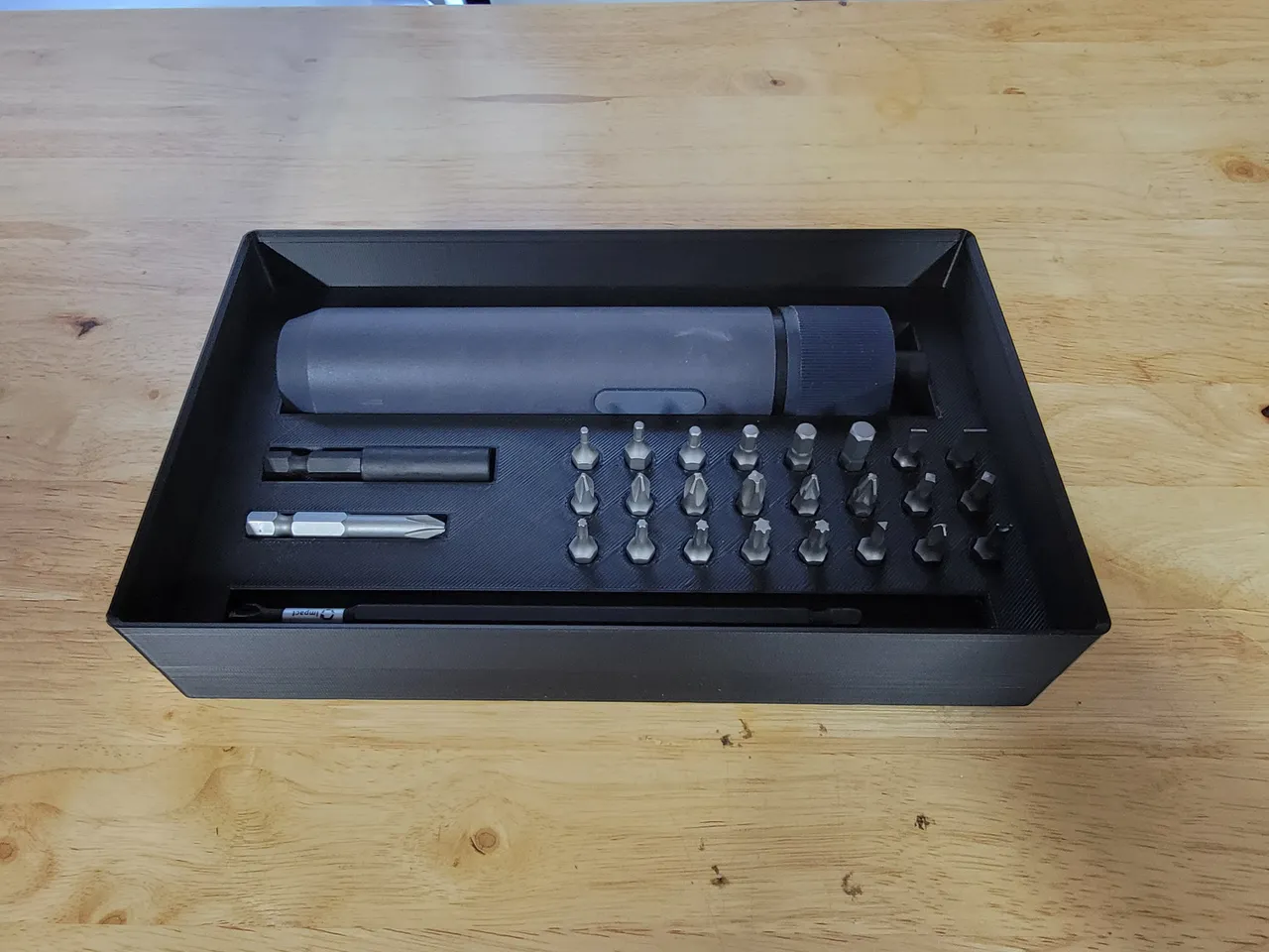 Hoto Electric Screwdriver Gridfinity Bin by Redline6k | Download free STL model | Printables.com