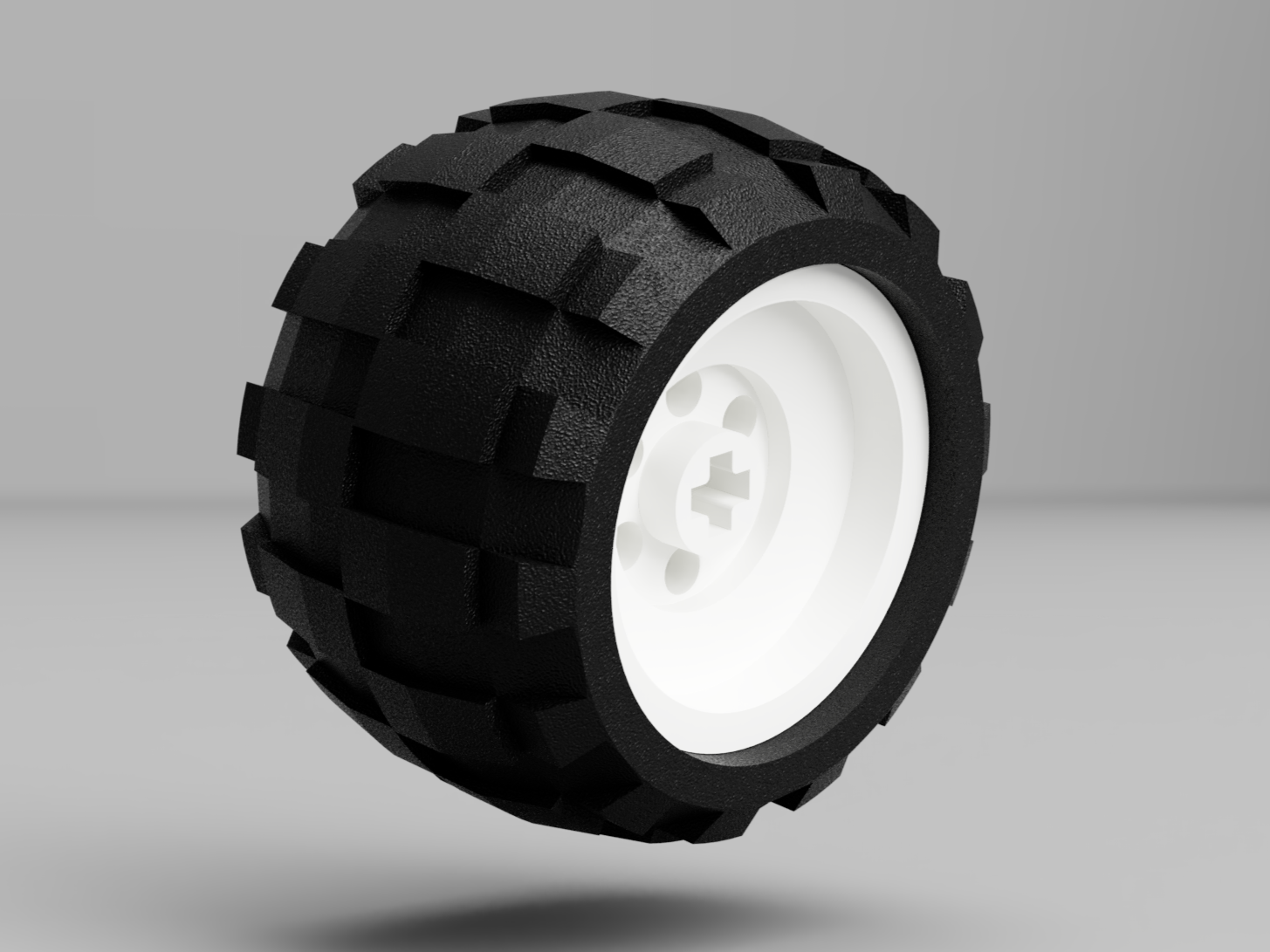 Lego tire (6579) and wheel (6580a) by Jakub Lattenberg | Download free ...
