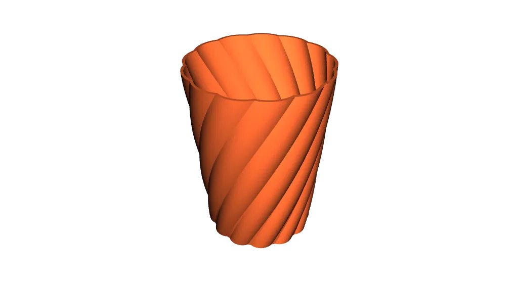 Simple spiral cup by lemonydes | Download free STL model | Printables.com