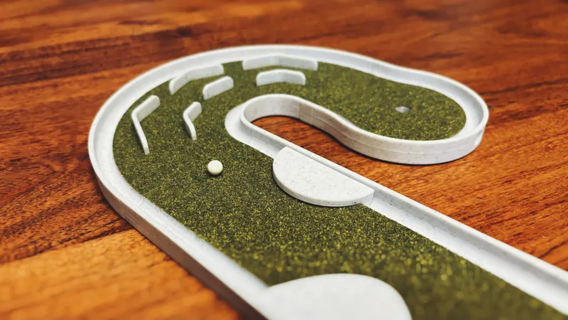 Mini Mini Putt Putt - Modular Tabletop Golf Course (Complete Set) by ...