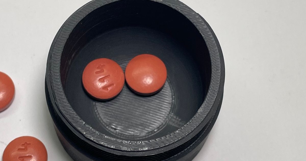 Small pill dose by Daydreamer | Download free STL model | Printables.com