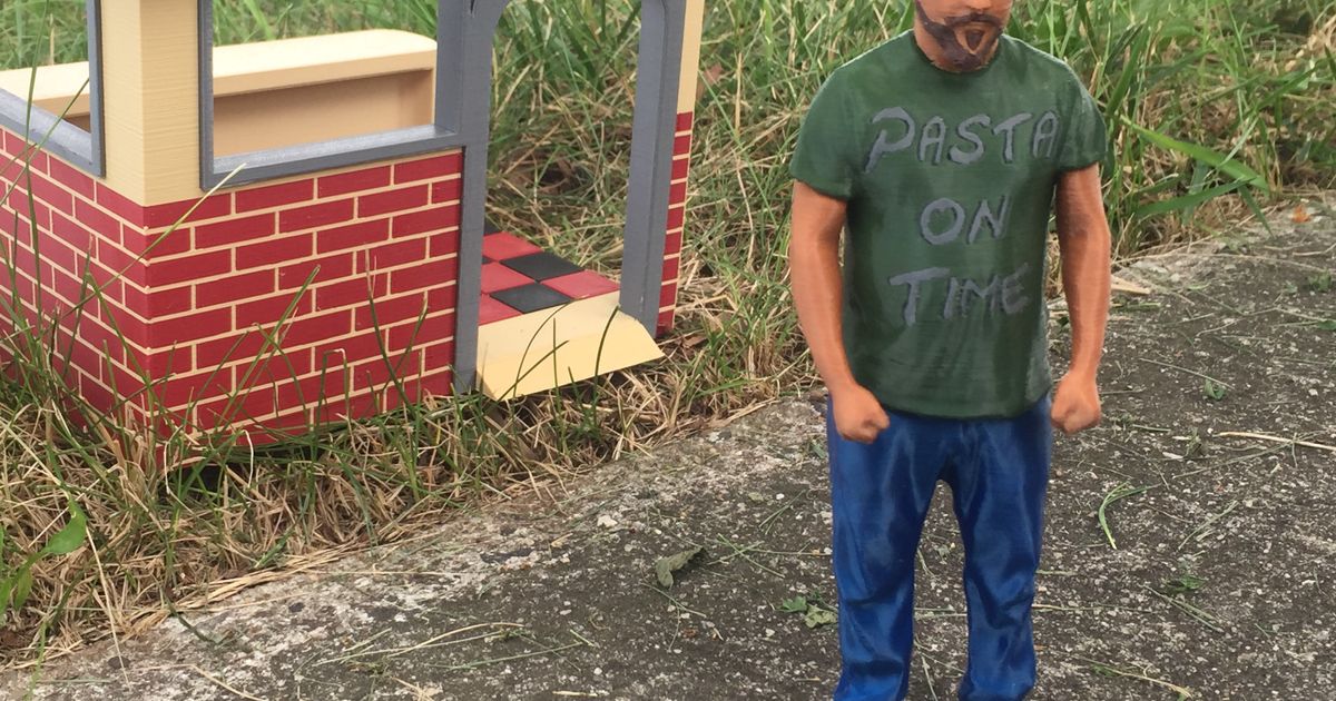 Pizza Guy Joe by StarLabs3D | Download free STL model | Printables.com