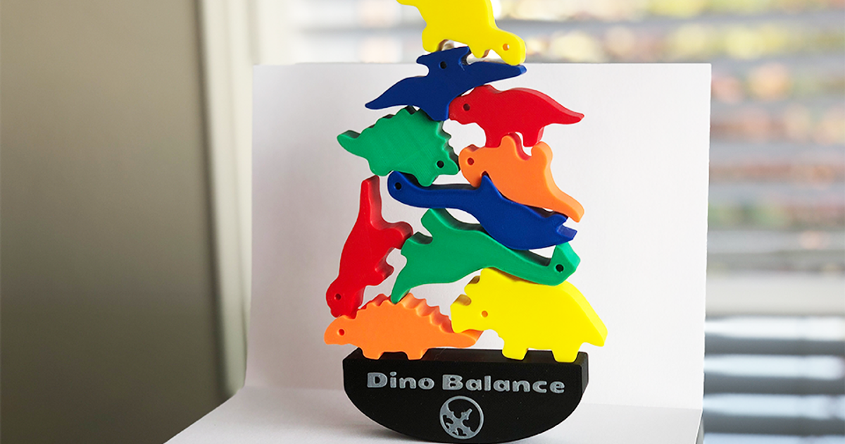 Dino Balance by Dragon | Download free STL model | Printables.com