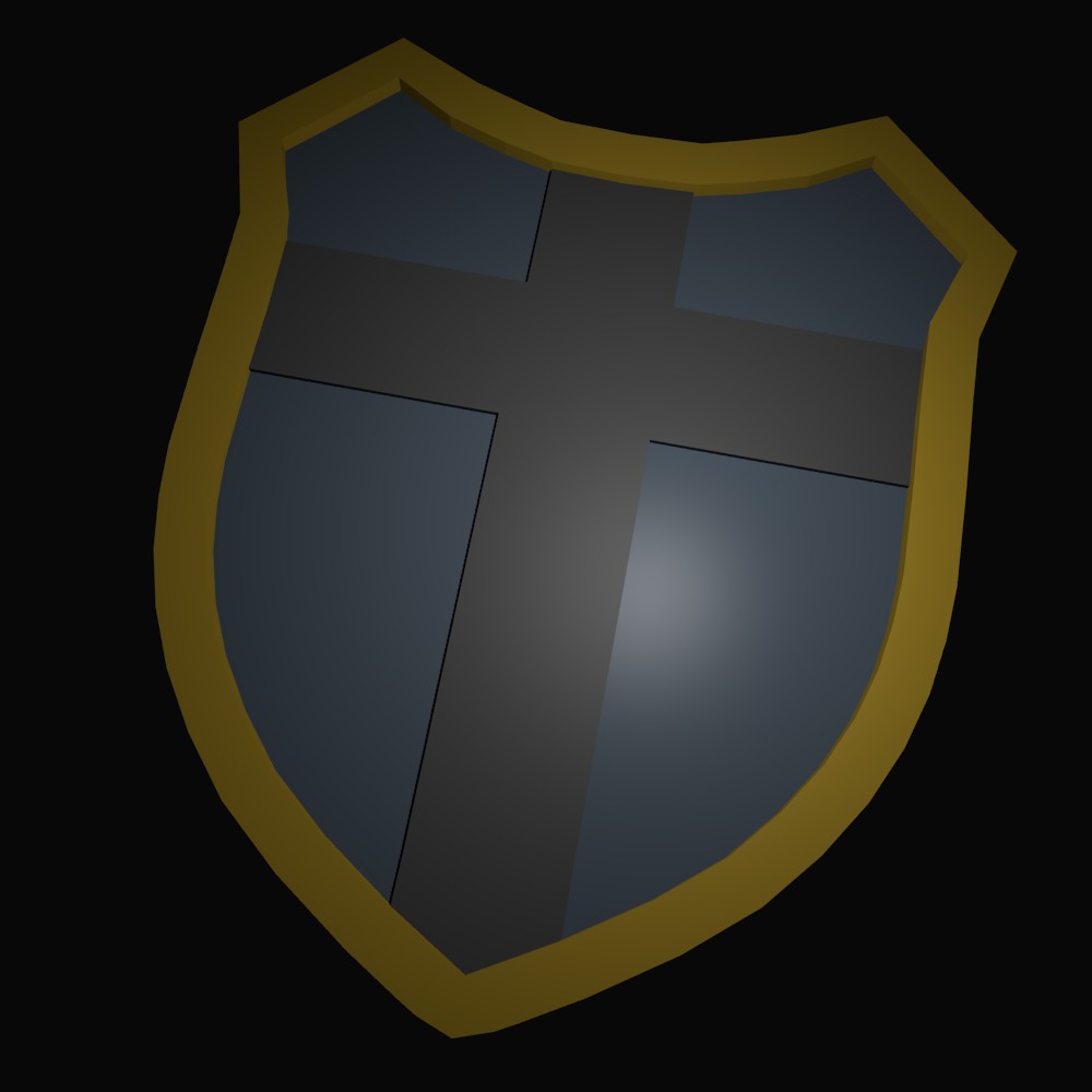 Battle 1410 German Knight Shield by Magig_I3Prusa | Download free STL ...