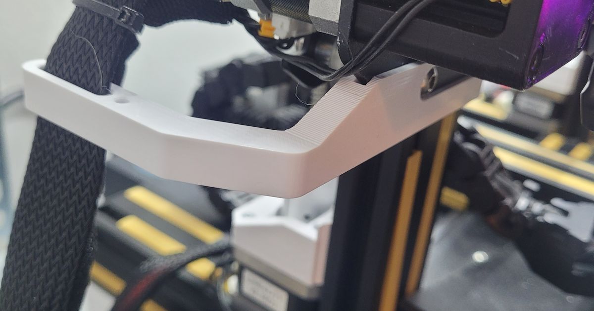 Ender 3/3V2 Sprite Extruder ribbon cable holder by Abász | Download free STL model | Printables.com