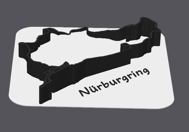 Nürburgring Nordschleife GPX Track by michele MM3D | Download free STL model | Printables.com