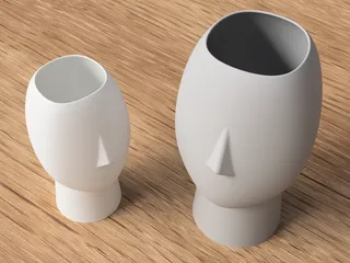 Face Vase by Sabre Design | Download free STL model | Printables.com