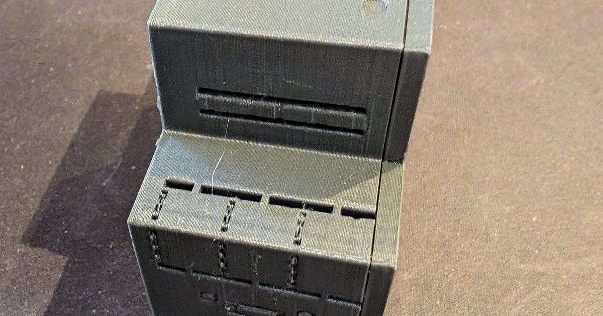 universal 2TE (2DU) case for ESP32, ESP8266 or any microcontroller by ...