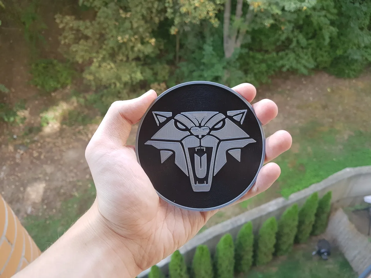 Witcher Cat School Logo Magnet by Marcin Mączewski | Download free STL ...