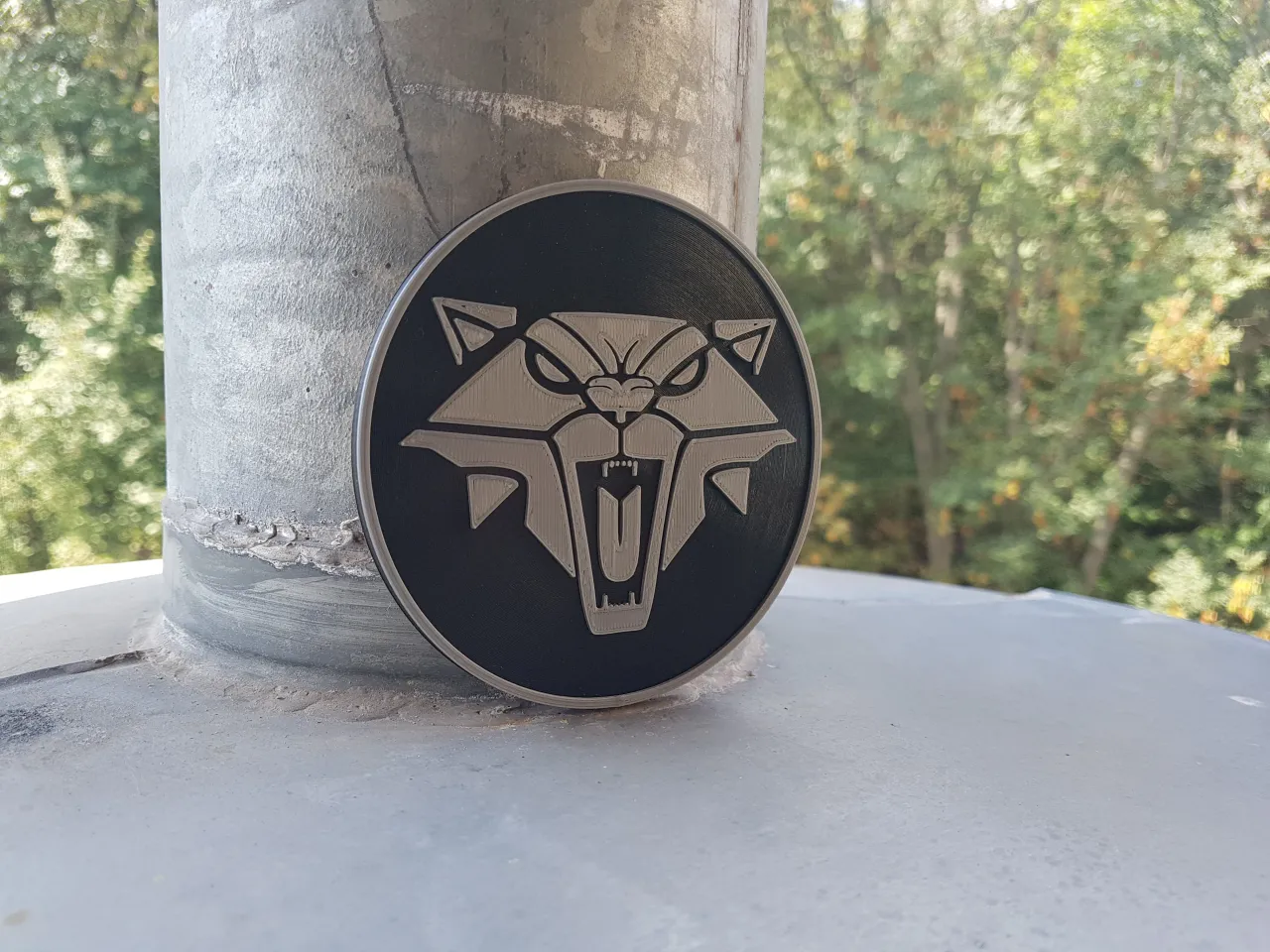 Witcher Cat School Logo Magnet by Marcin Mączewski | Download free STL ...