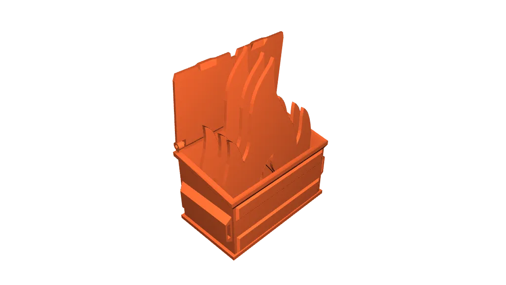 Dumpster Fire by squiddude | Download free STL model | Printables.com