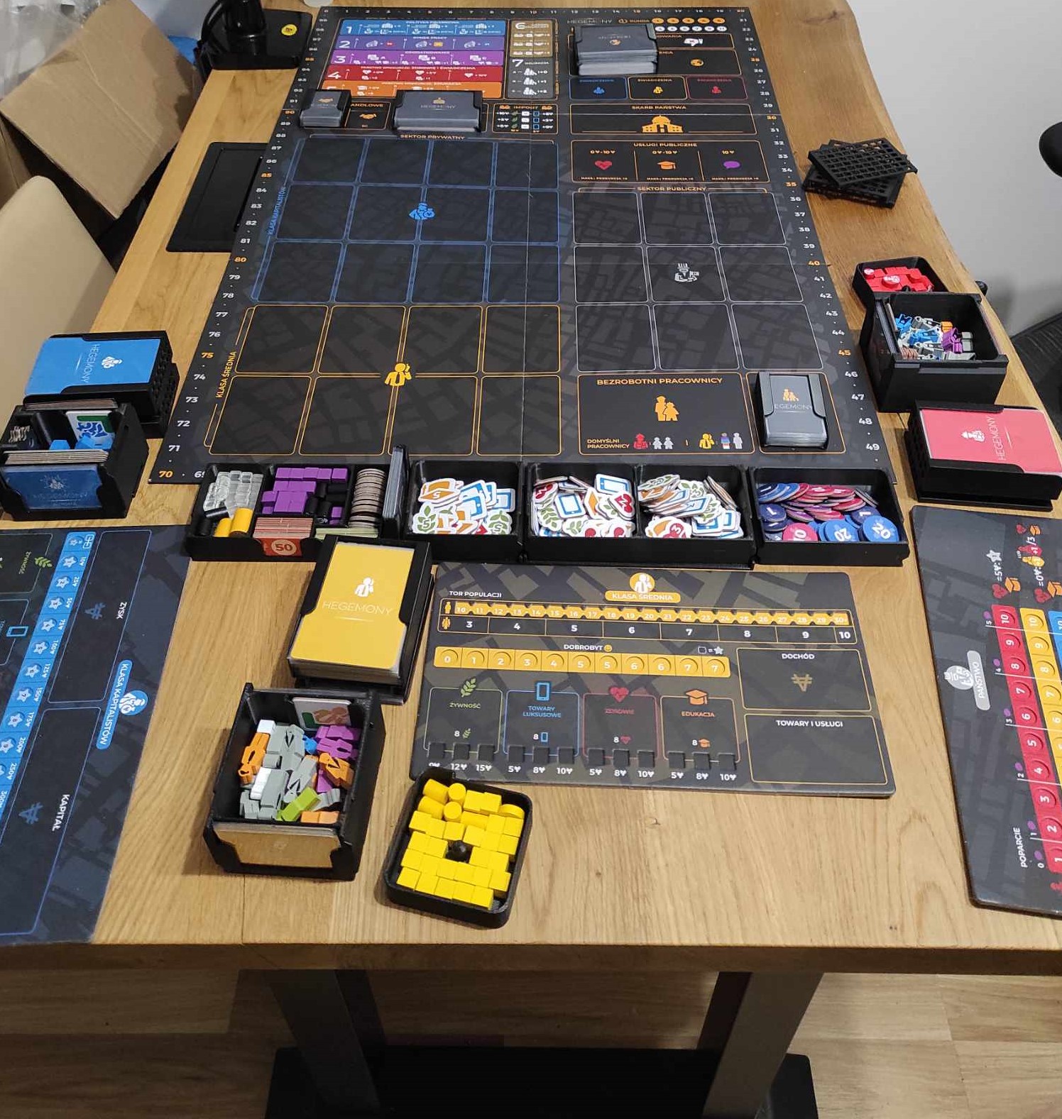 Hegemony Board Game + 2 expansions Insert / Organizer by Sortirus ...