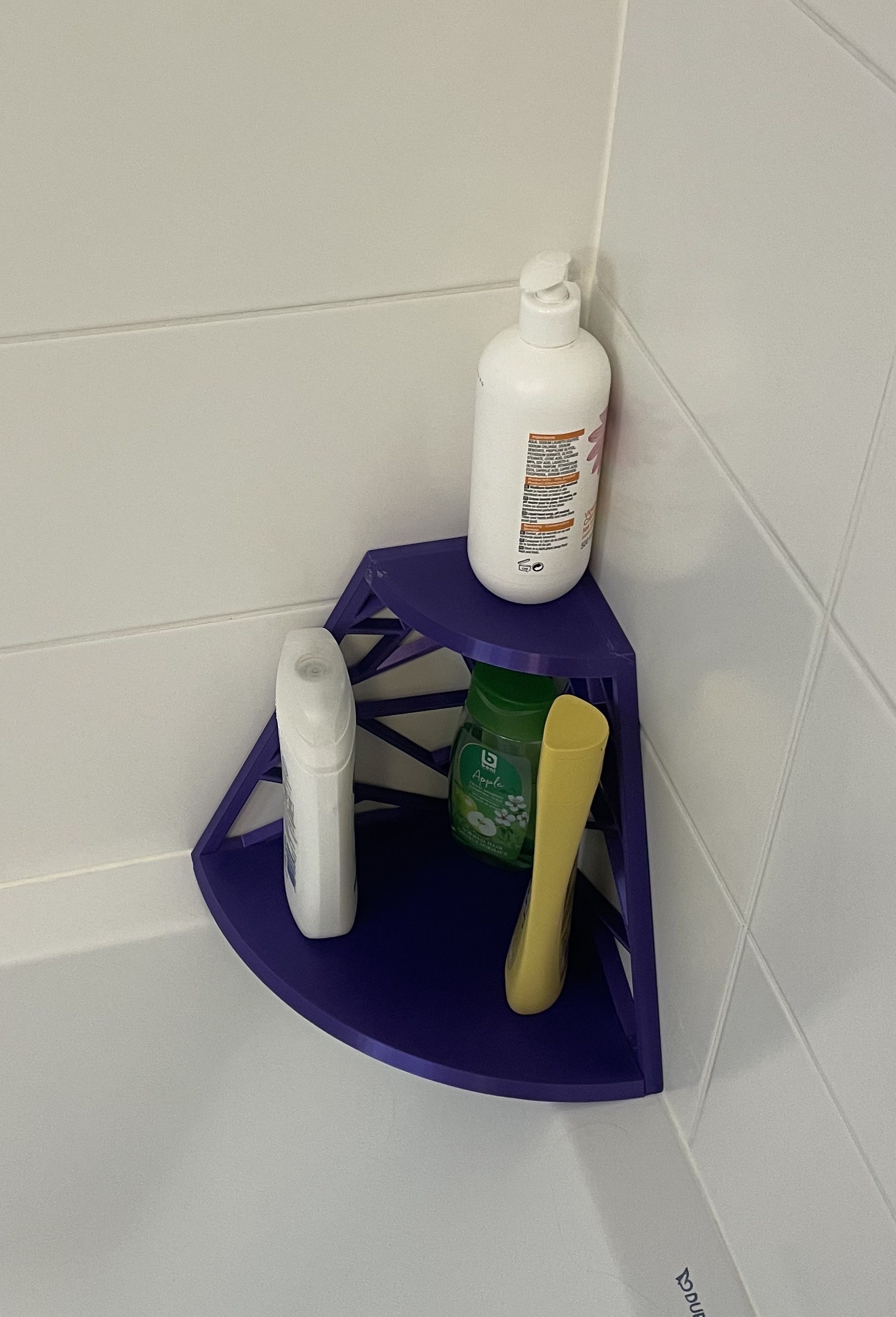 Corner bath shelf by Mieszko | Download free STL model | Printables.com