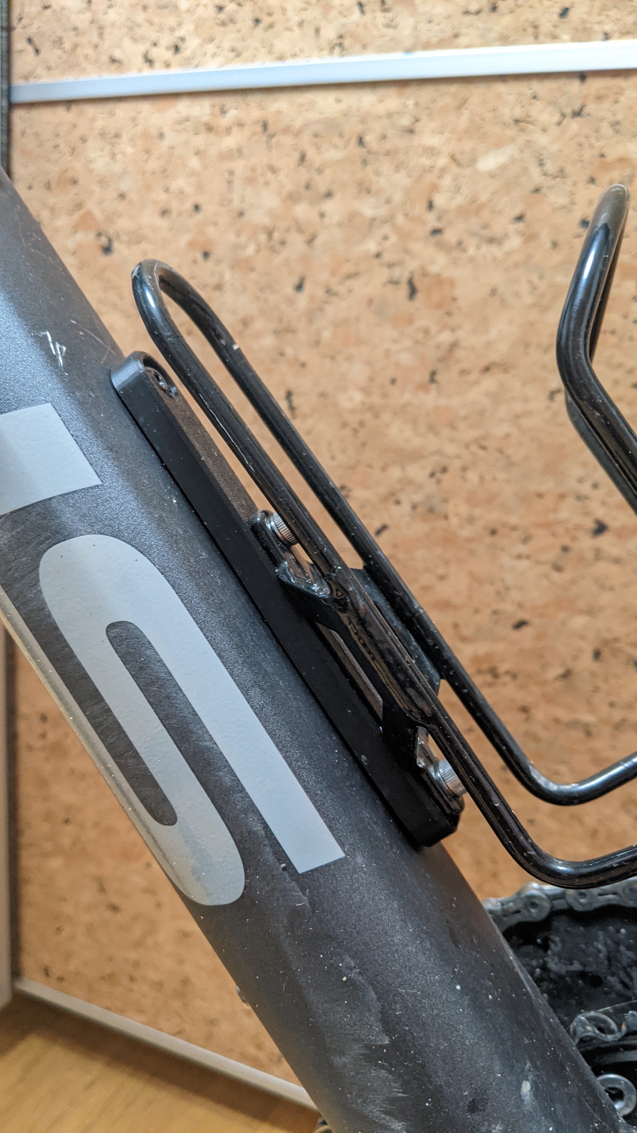 Bicycle bottle mount offset adapter (44mm offset) by Tonis Designs ...