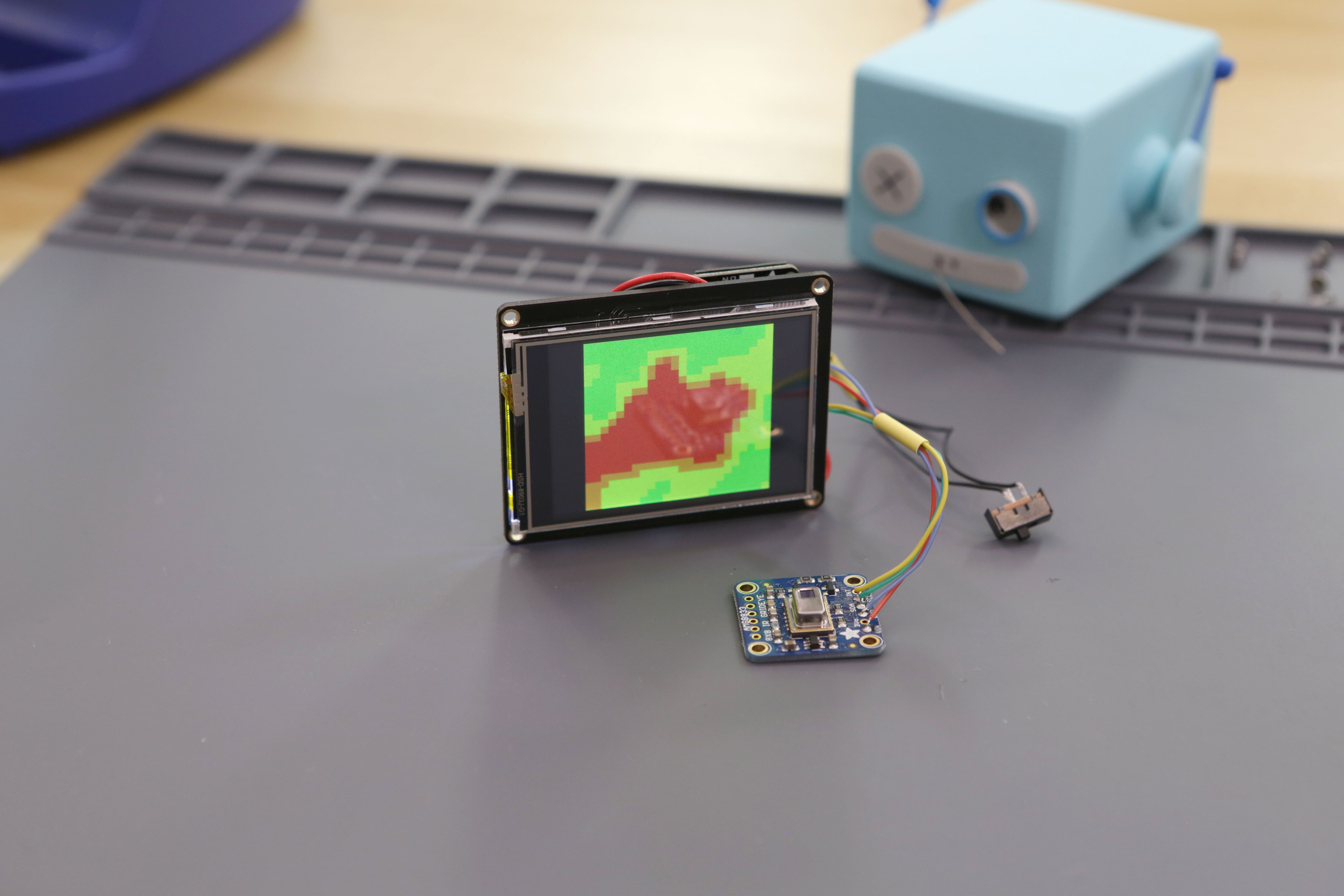 DIY Mini Thermal Camera with Display by Adafruit | Download free STL ...