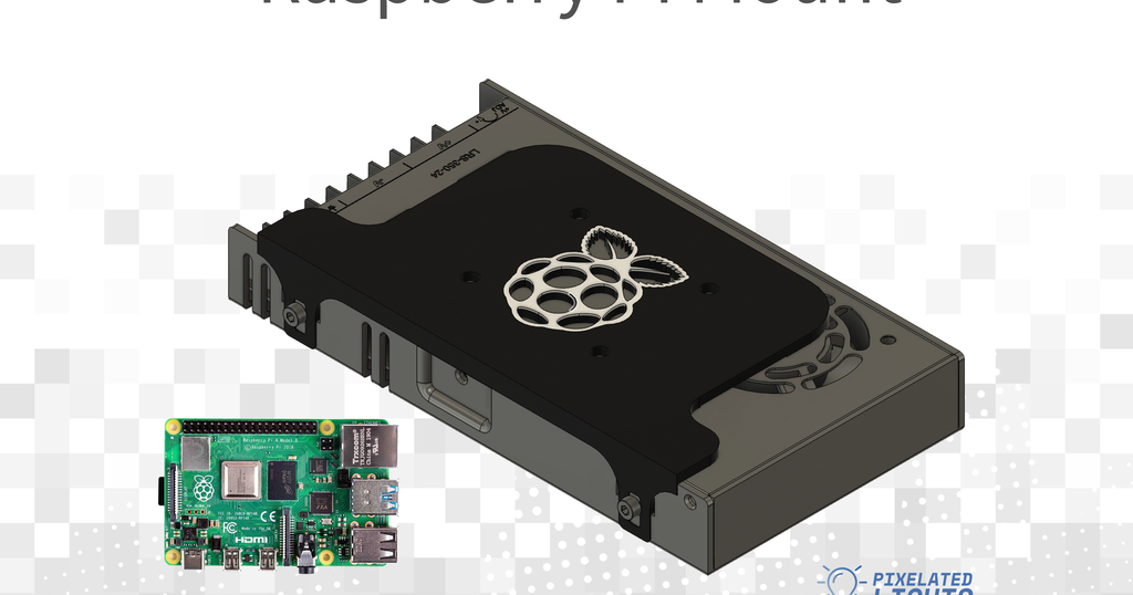 Raspberry Pi PSU Mount by Derik Whittaker | Download free STL model | Printables.com