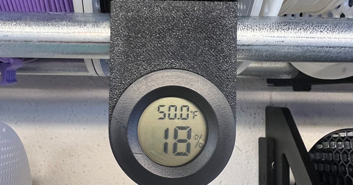 RepRack Hygrometer Holder by Longracks Labs | Download free STL model ...