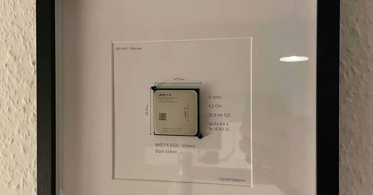 GRDN's CPU Picture Frame - AMD CPU Bracket von GRDN | Kostenloses STL ...