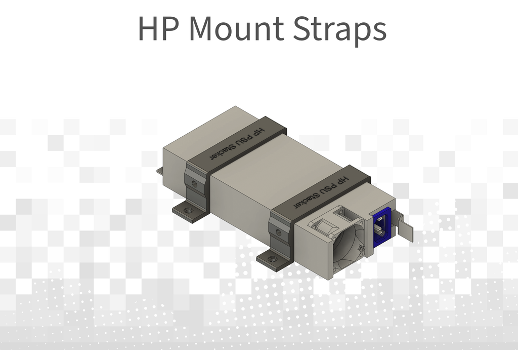 Raspberry Pi - HP PSU Mount by Derik Whittaker | Download free STL model | Printables.com