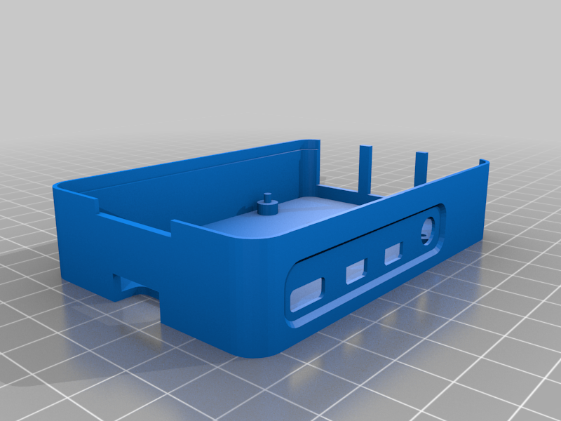 Raspberry Pi 4 Case with extrusion rails by PraetorianCZ | Download ...