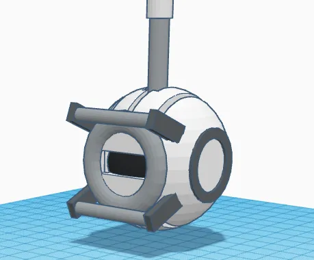 wheatley robot portal 1/2 (tinkercad) by prestpropotato | Download free ...