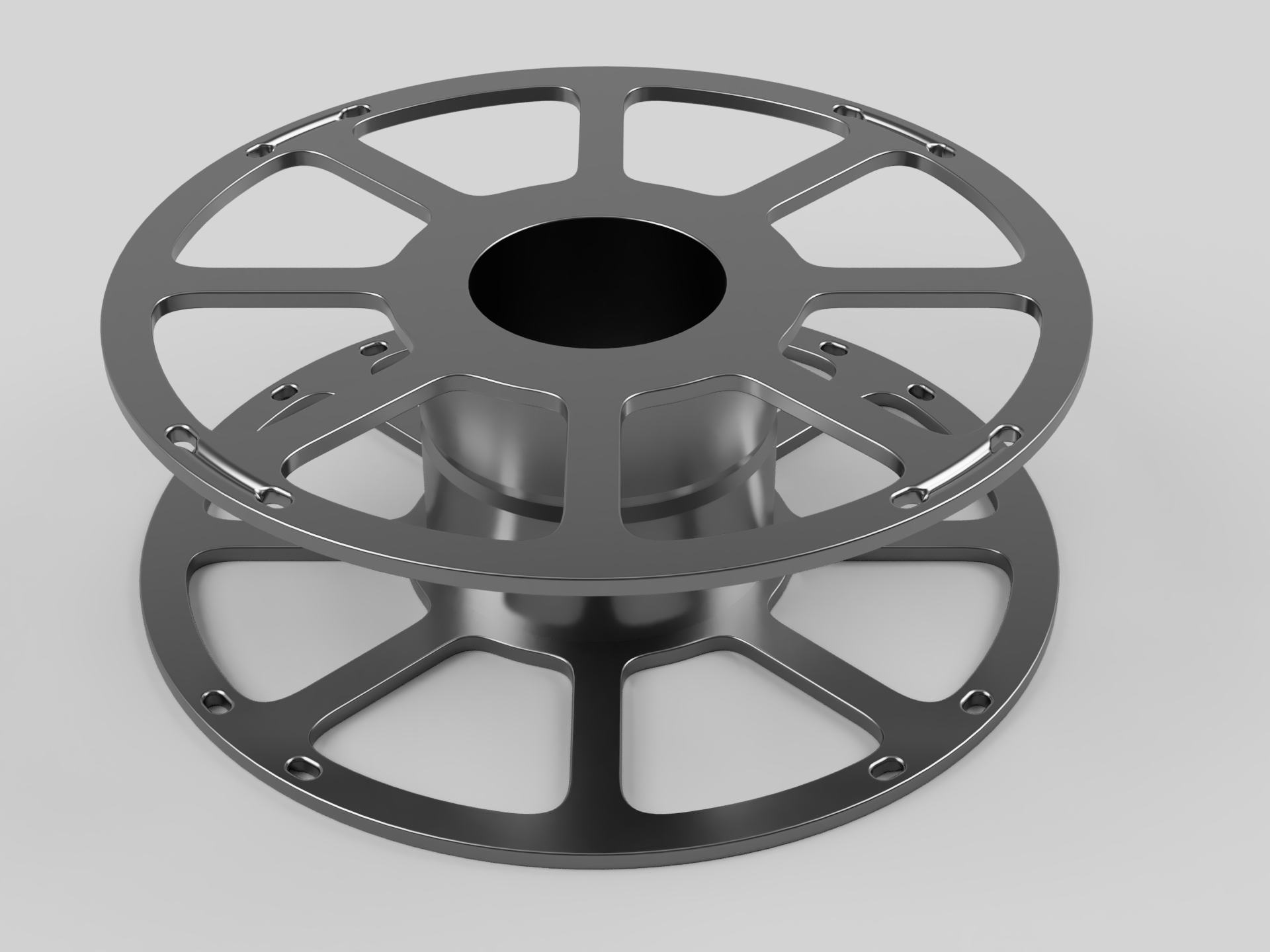INLAND cardboard adapter spool by Thyristor | Download free STL model ...