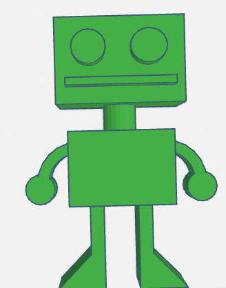 roboman robot person fun 3d model by prestpropotato | Download free STL ...