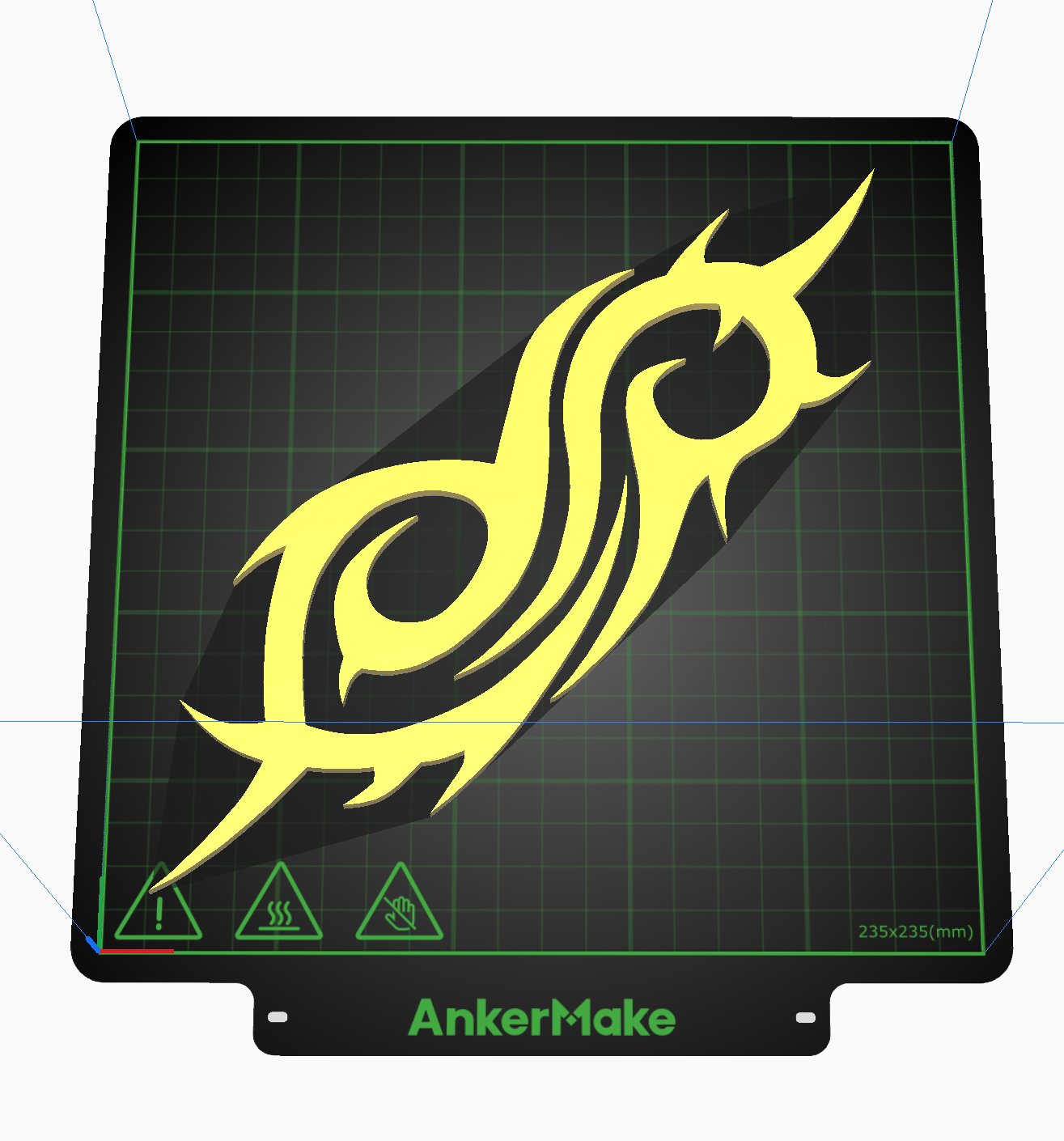 Slipknot Logo von KillerKreationz | Kostenloses STL-Modell ...