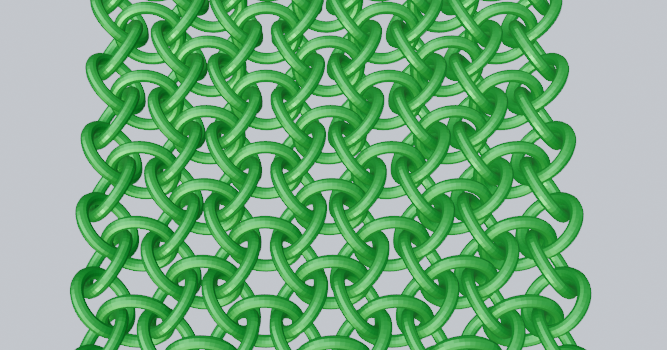 Hoodoo Hex sheet Chainmail pattern (Version1) by Chainmail Weaves ...