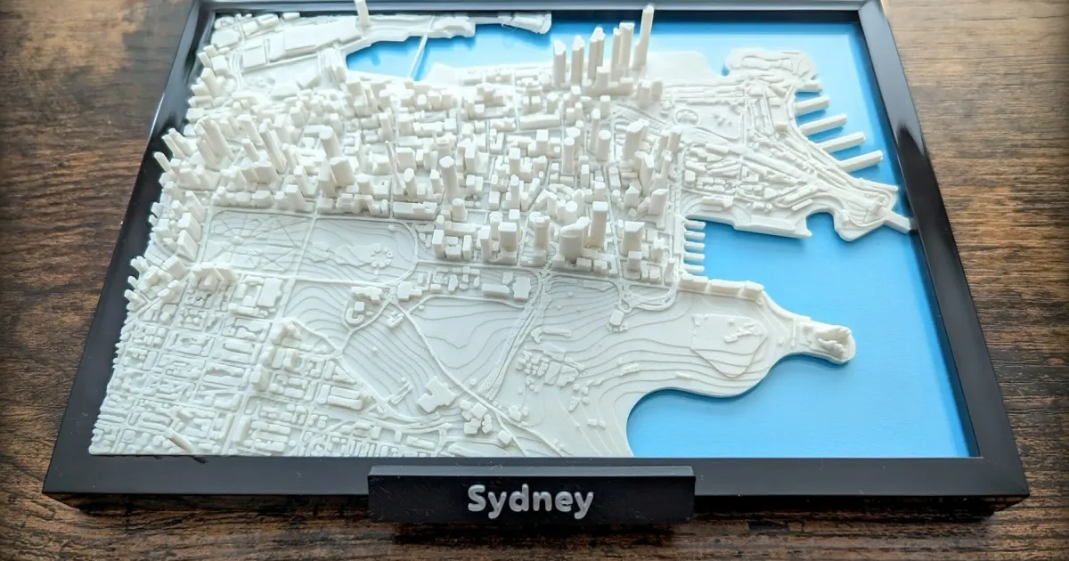Sydney Australia 3D Miniature by jarvizar | Download free STL model ...