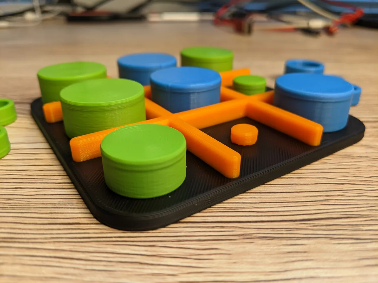 Tic-Tac-Cap: A Game of Stacking and Stealing by kriswillcode | Download free STL model ...