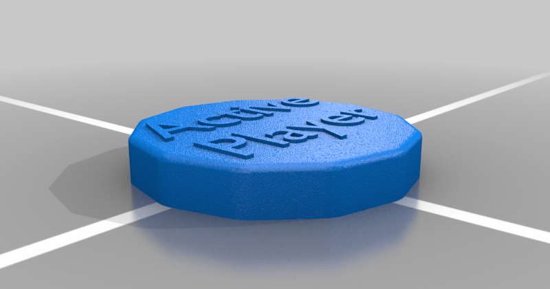 Active Player Marker by Rhanson | Download free STL model | Printables.com