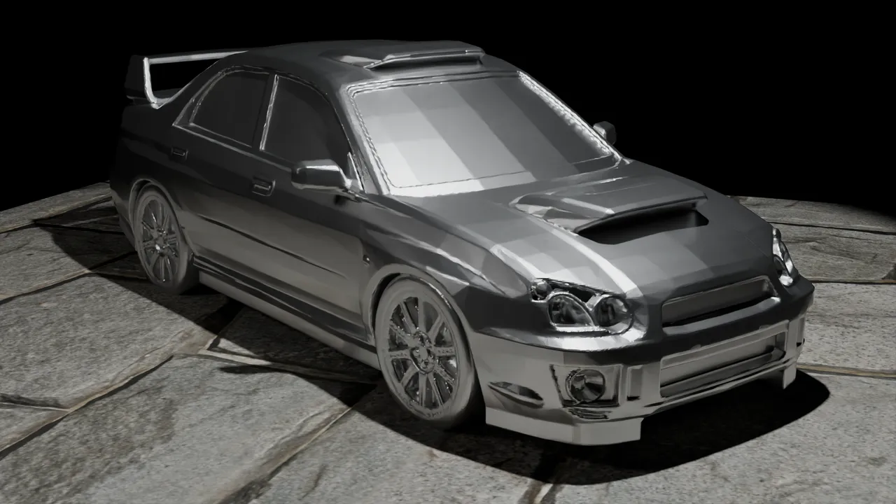 Subaru Impreza WRX STI by FickleFiendStudio | Download free STL model ...