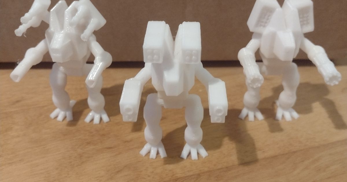 Mech Units - Alpha Squad by Rhanson | Download free STL model ...