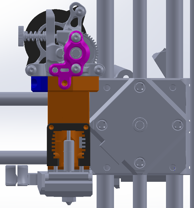 Sherpa Micro Extruder & Slice Mosquito Mount for Prusa Mini+ von ...