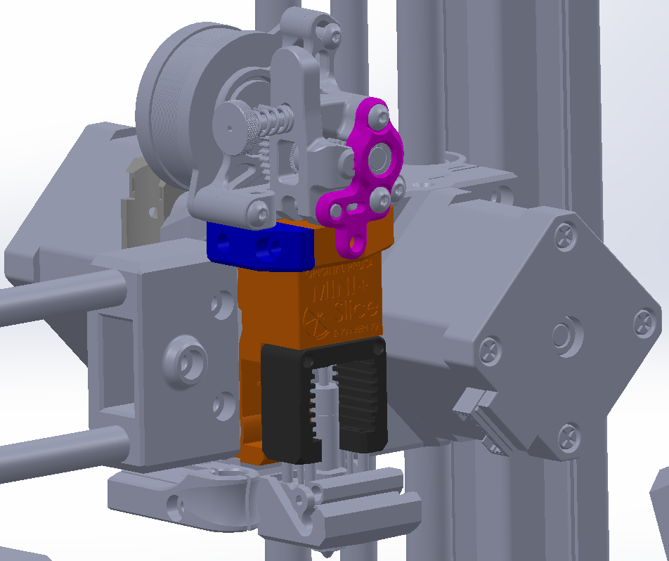 Sherpa Micro Extruder & Slice Mosquito Mount for Prusa Mini+ von ...