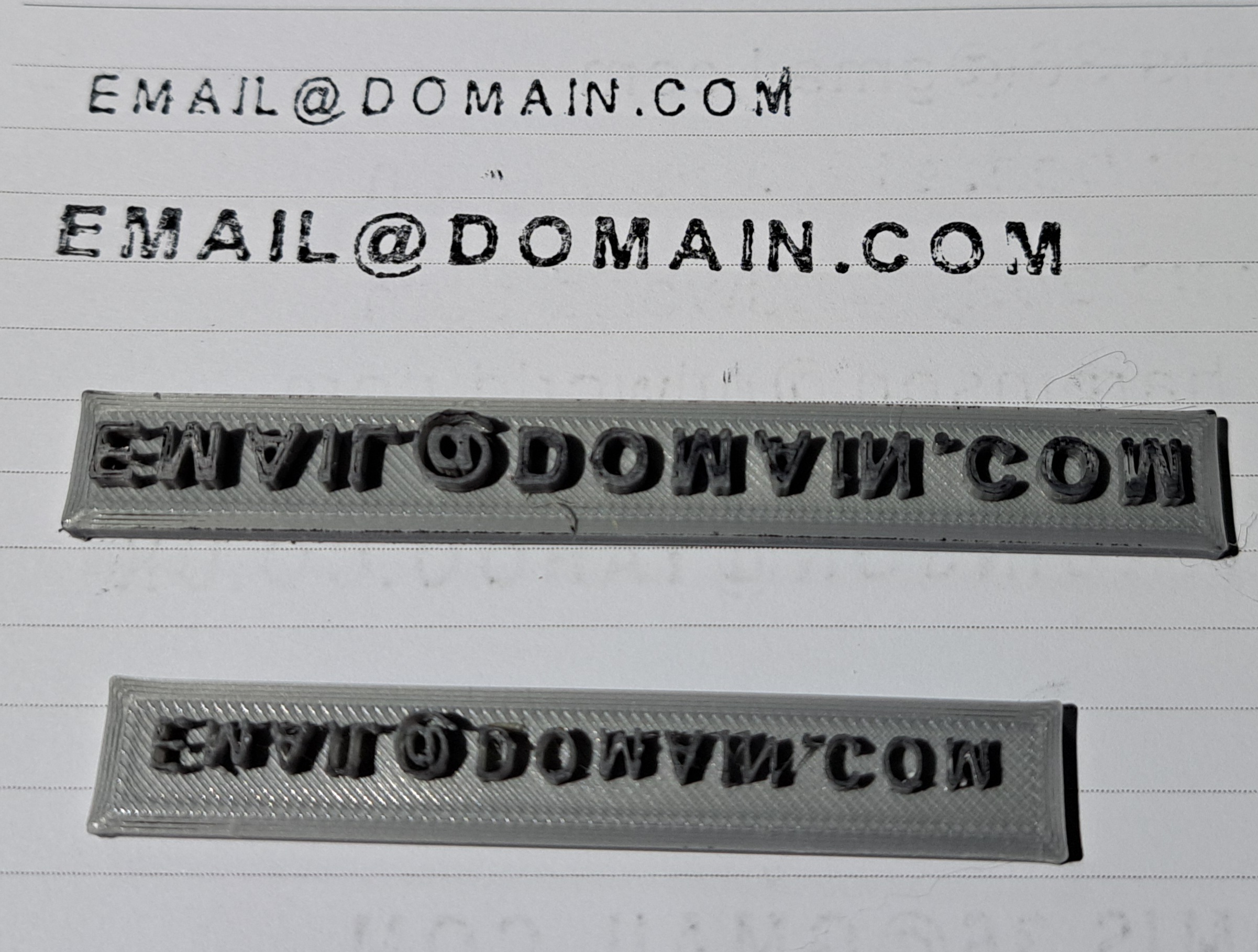 3D Printed Stamp by Nomis | Download free STL model | Printables.com