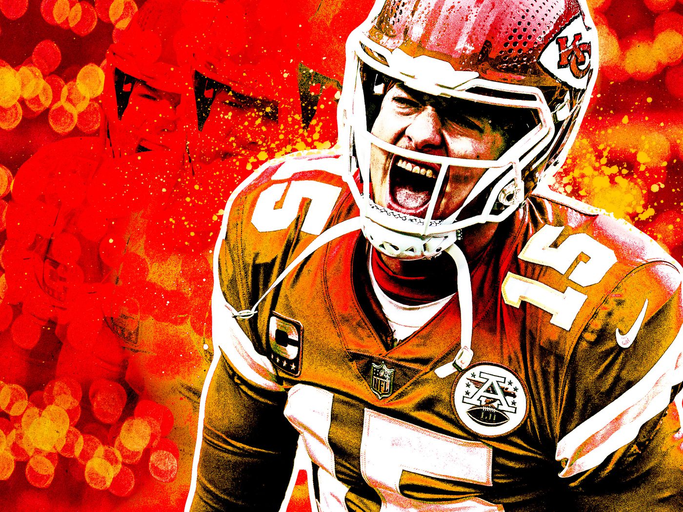 Hueforge - Kansas City Chiefs - Patrick Mahomes Portrait par Chad ...