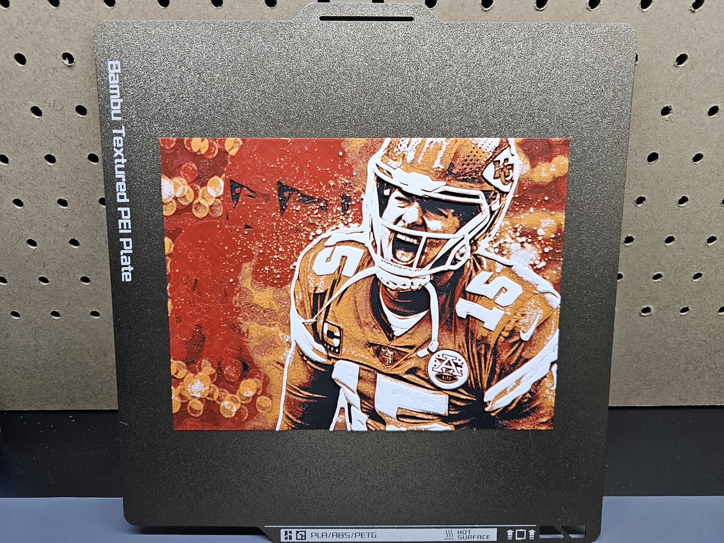 Hueforge - Kansas City Chiefs - Patrick Mahomes Portrait par Chad ...