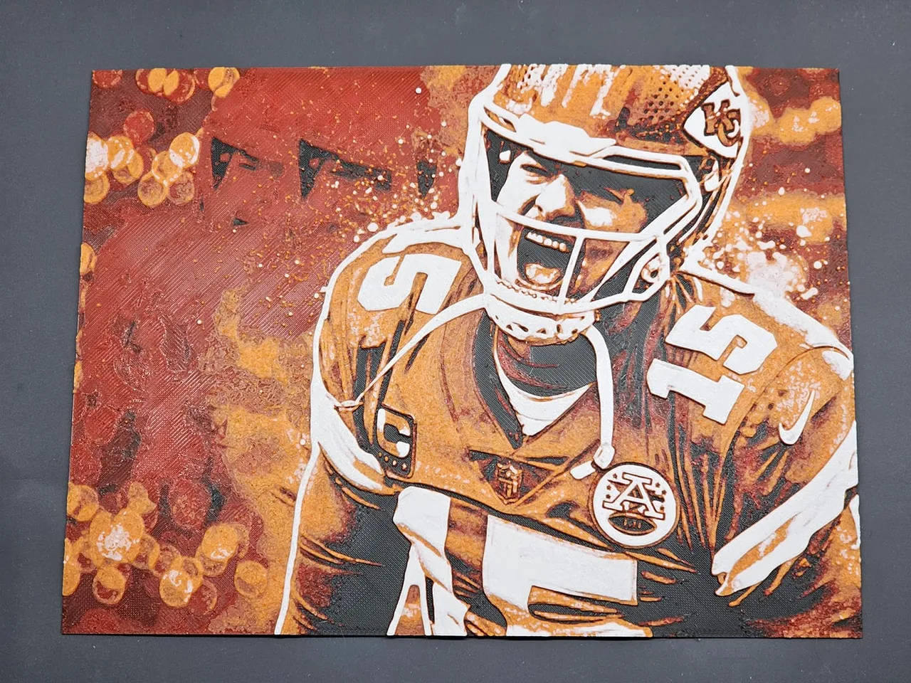 Hueforge - Kansas City Chiefs - Patrick Mahomes Portrait by Chad Stokes ...