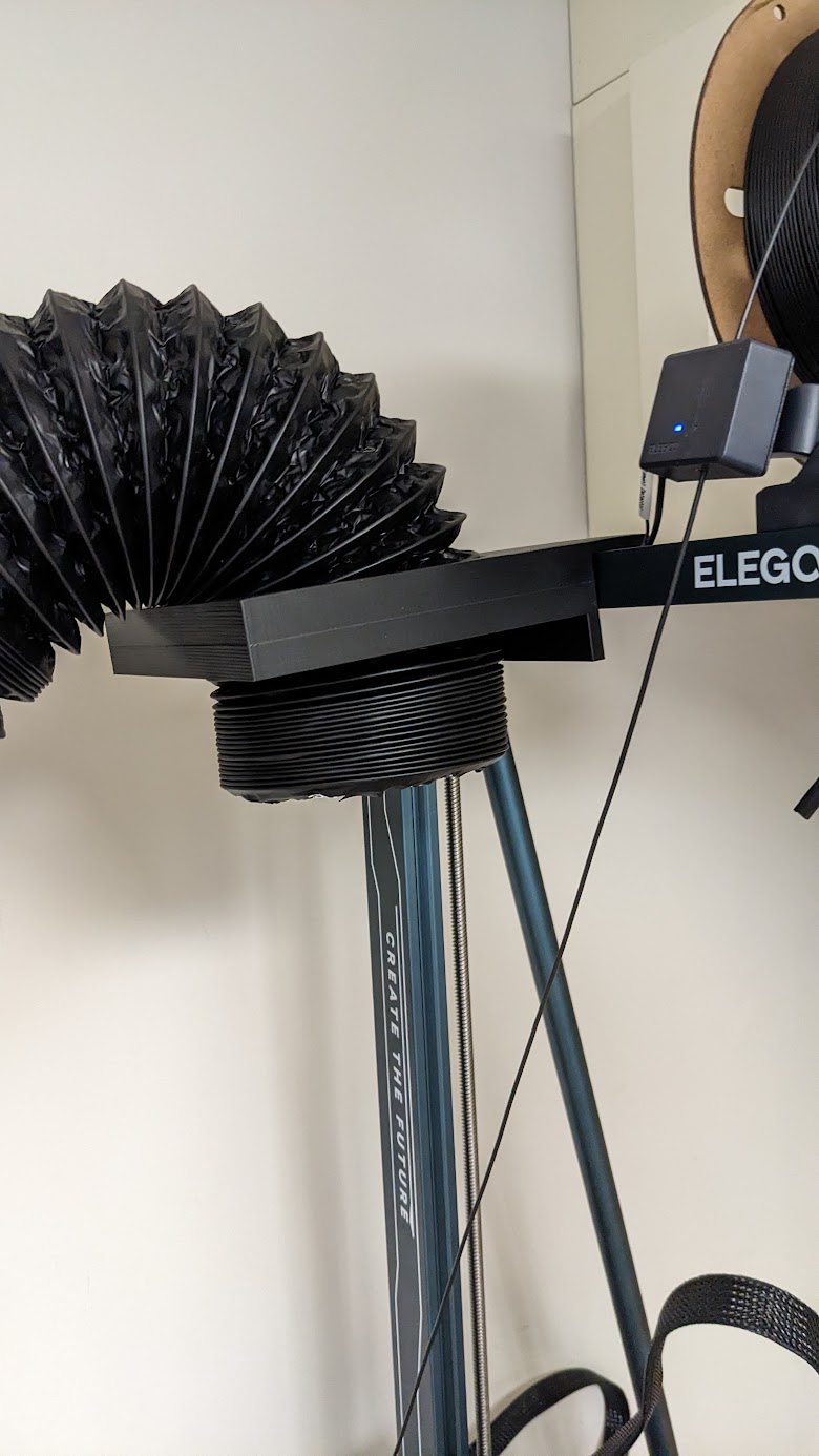 Elegoo Neptune 3 Max adapter for 4 inch ducting by Anthony Dourish ...