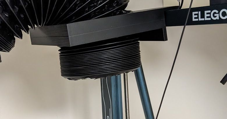 Elegoo Neptune 3 Max adapter for 4 inch ducting by Anthony Dourish ...