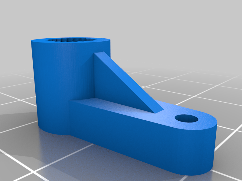 Hitec Servo Horn for T3 by gtrgeo | Download free STL model ...
